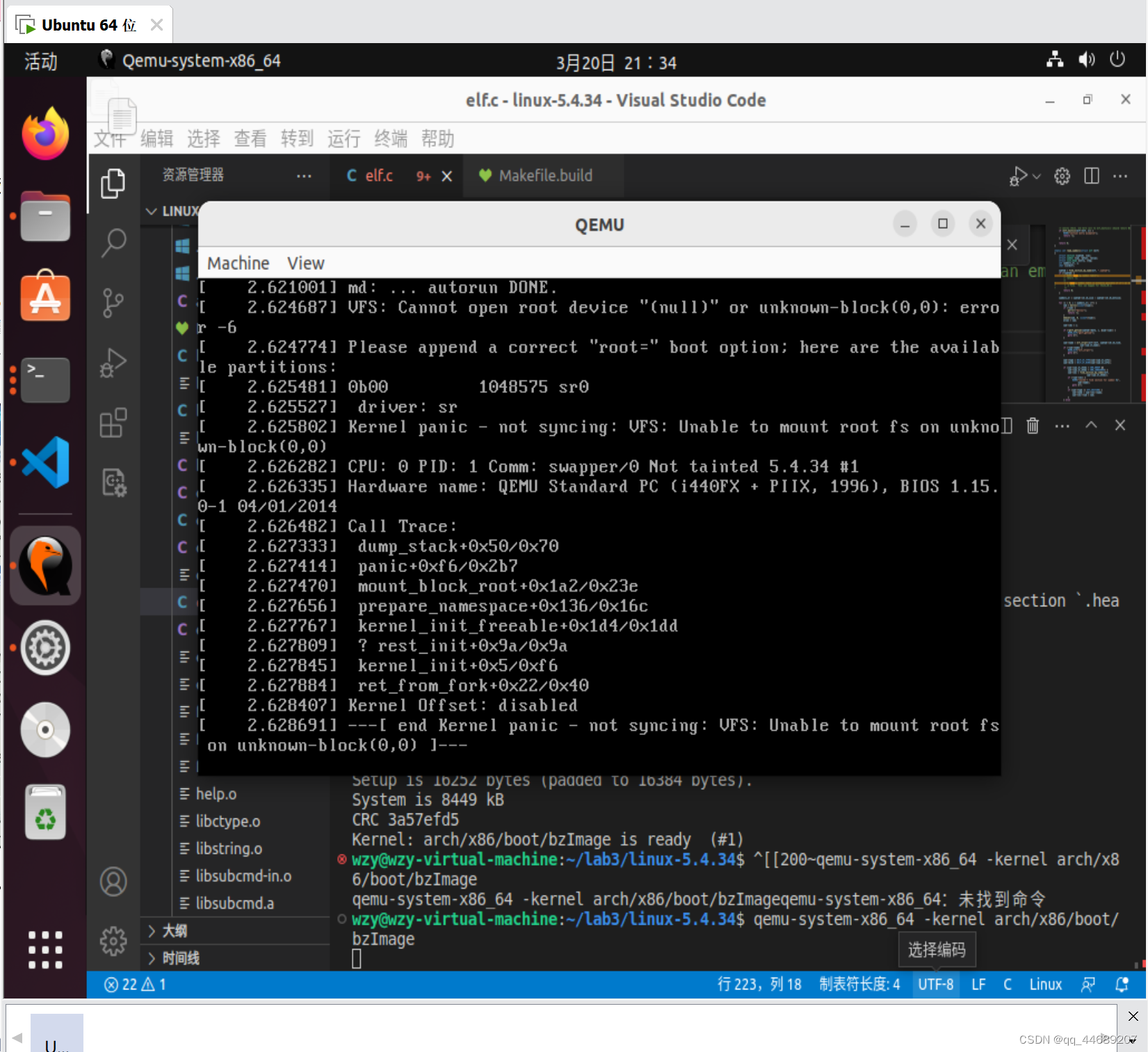 Lab:基于VSCode调试Linux内核_vscode调试内核模块文件-CSDN博客