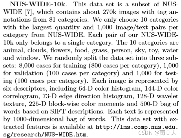 NUS-WIDE-10K数据集制作-CSDN博客