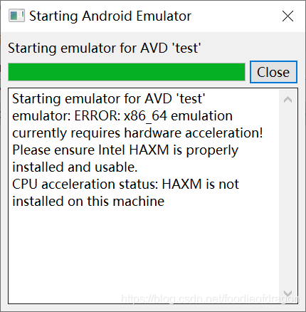 CPU acceleration status: HAXM is not installed on this machine问题-CSDN博客