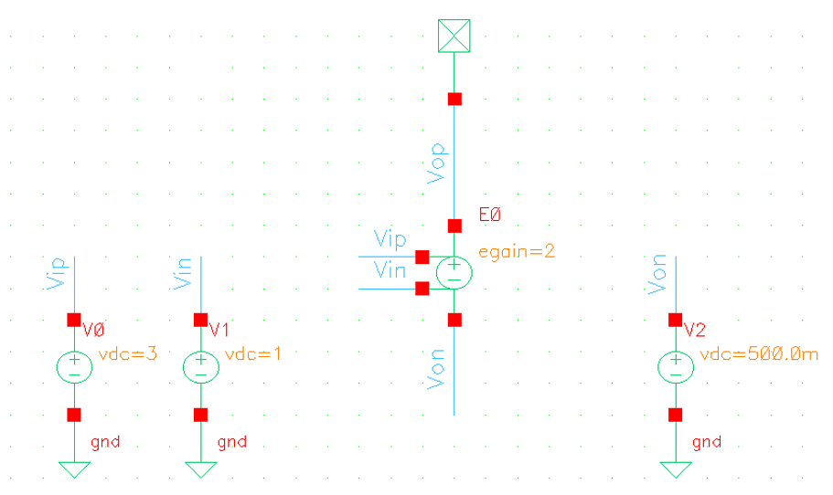 cadence Virtuoso ADE原理图库中的VCVS（压控电压源）使用_cadence vcvs-CSDN博客