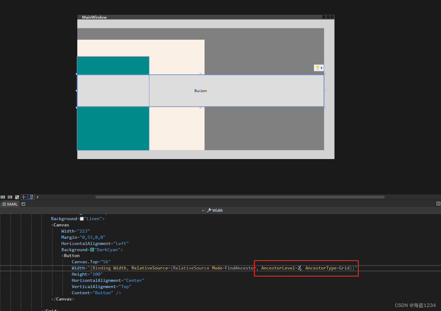 WPF MVVM基础教程（五）RelativeSource属性绑定_wpf relativesource-CSDN博客
