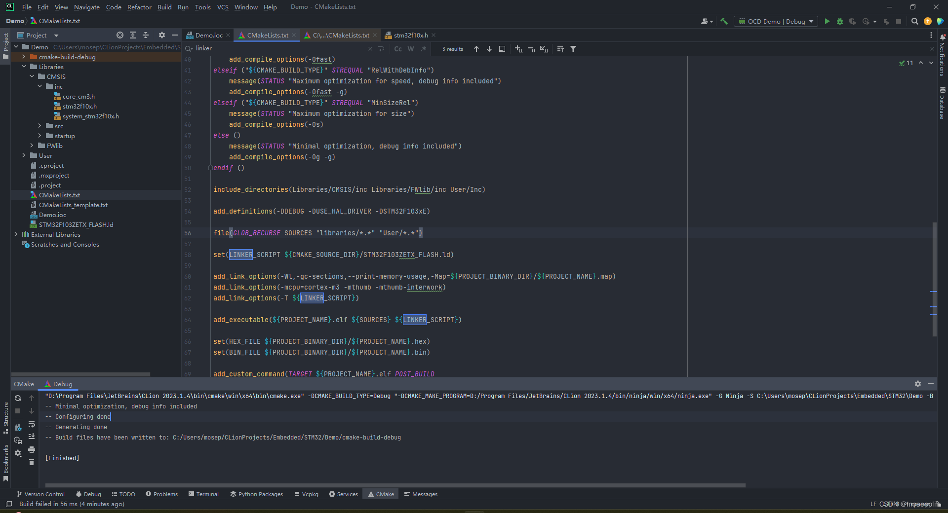 STM32野火keil 工程用CLion创建模板_clion模板-CSDN博客