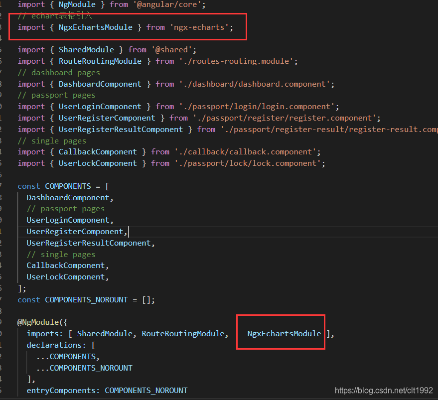 angular使用echarts报错 Can't bind to 'options' since it isn't a known property of_echart ng8002: can ...