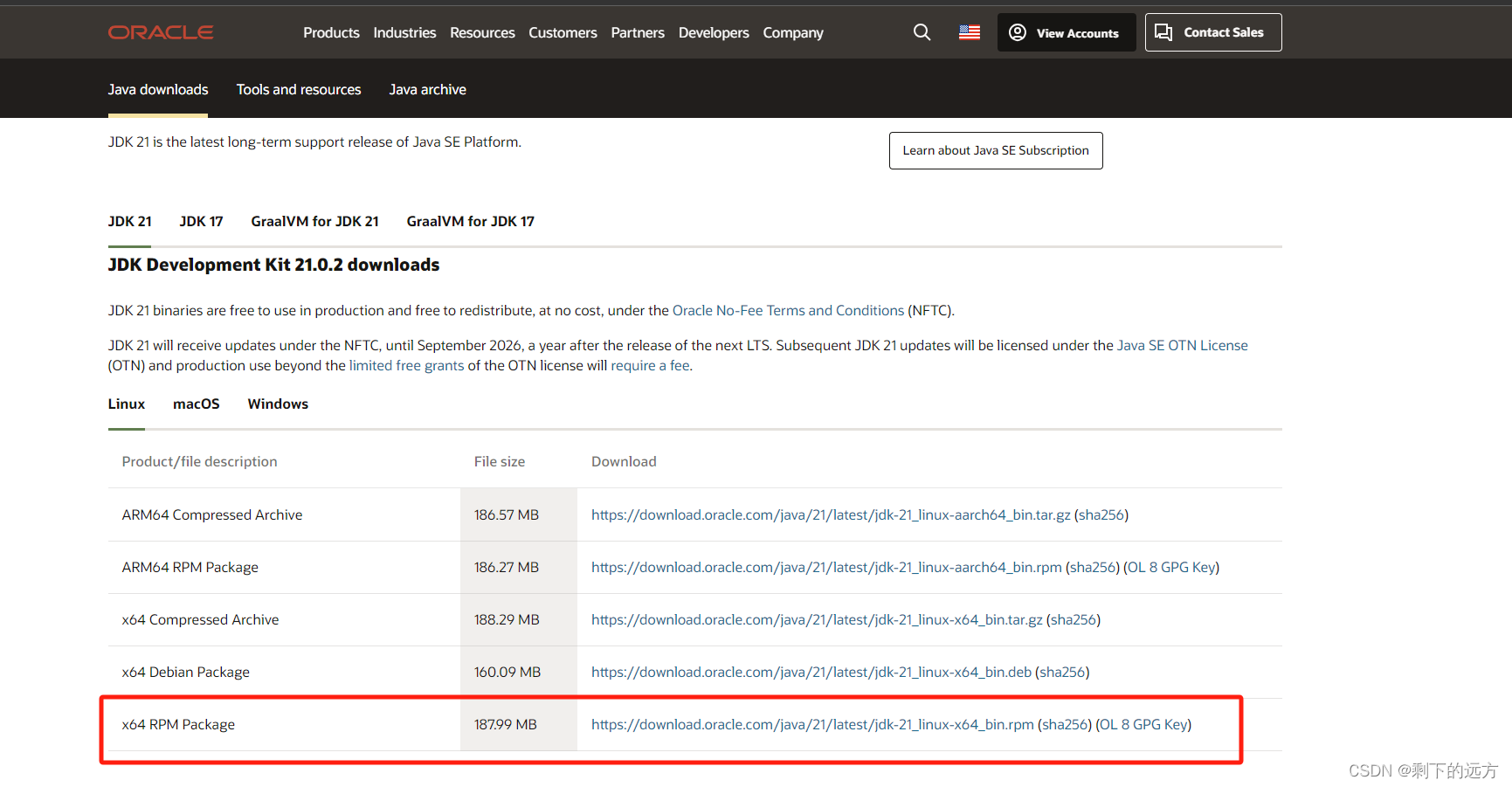 CentOs7 JDK21 安装_centos7安装jdk21-CSDN博客