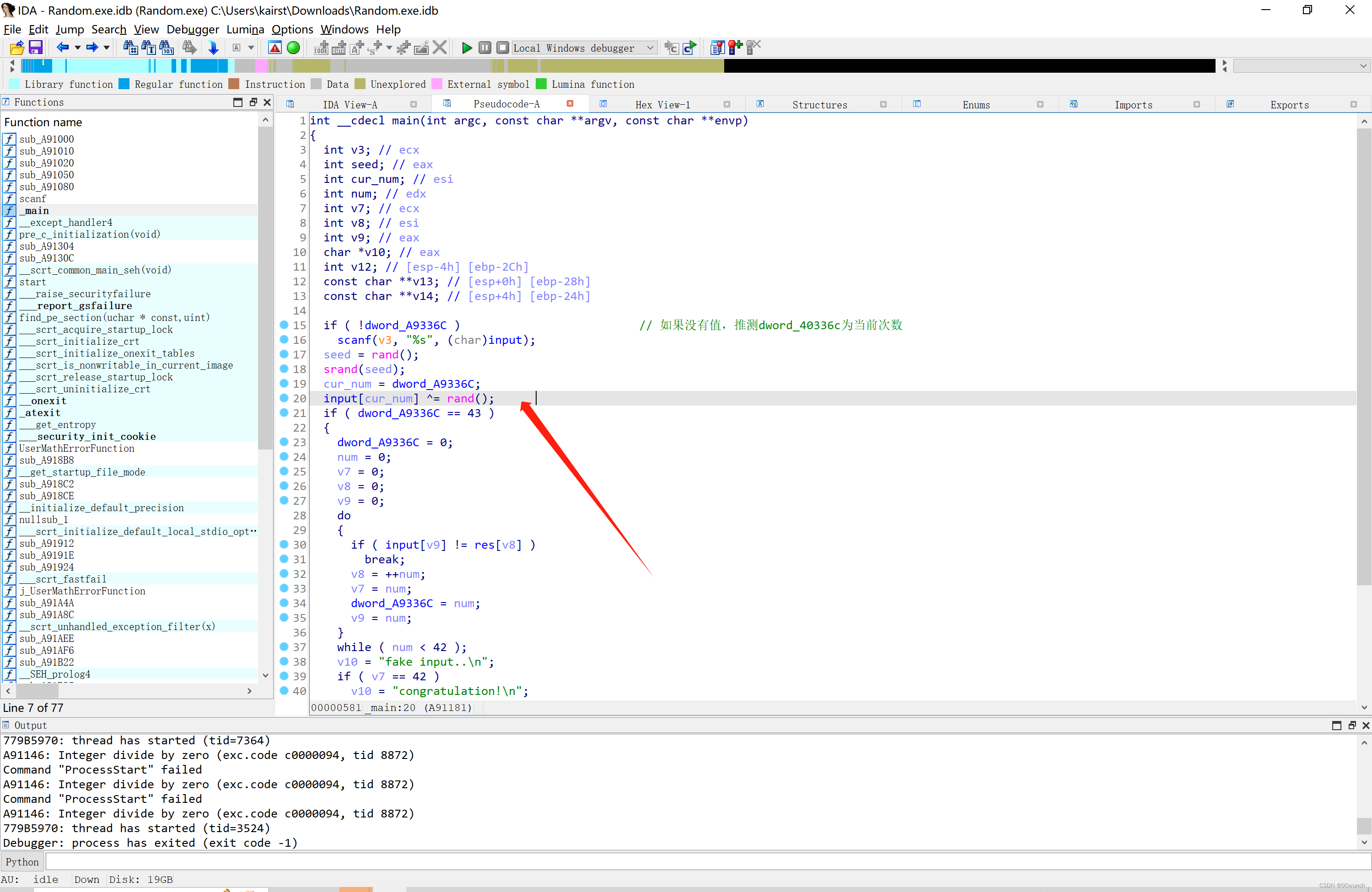 [MTCTF 2021]Random-CSDN博客