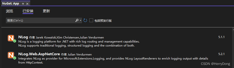 ASP.NET Core 3.1系列（31）——日志组件NLog的基础使用方法_net core nlog-CSDN博客