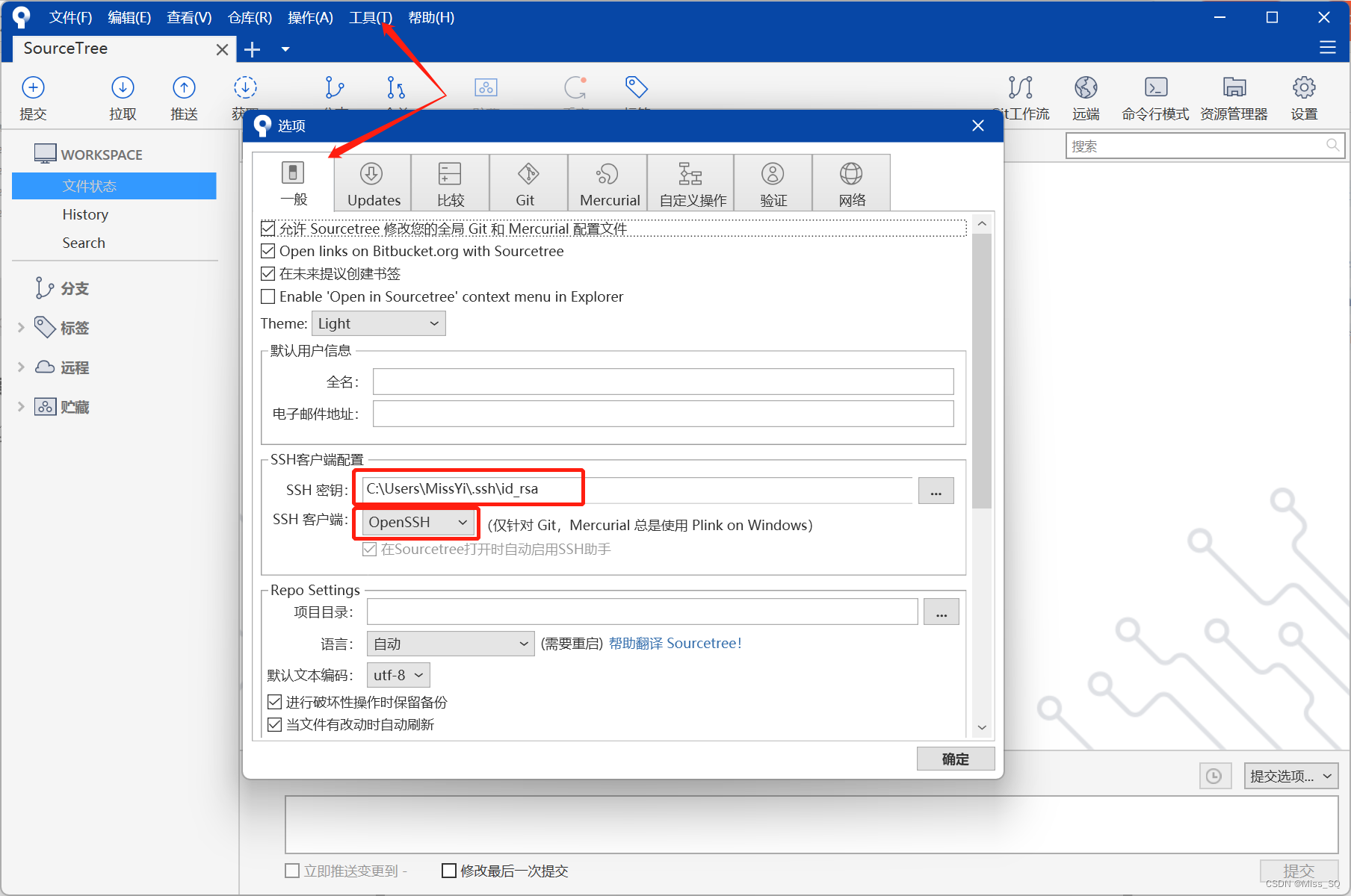 SourceTree下载和添加SSH Key方法-CSDN博客
