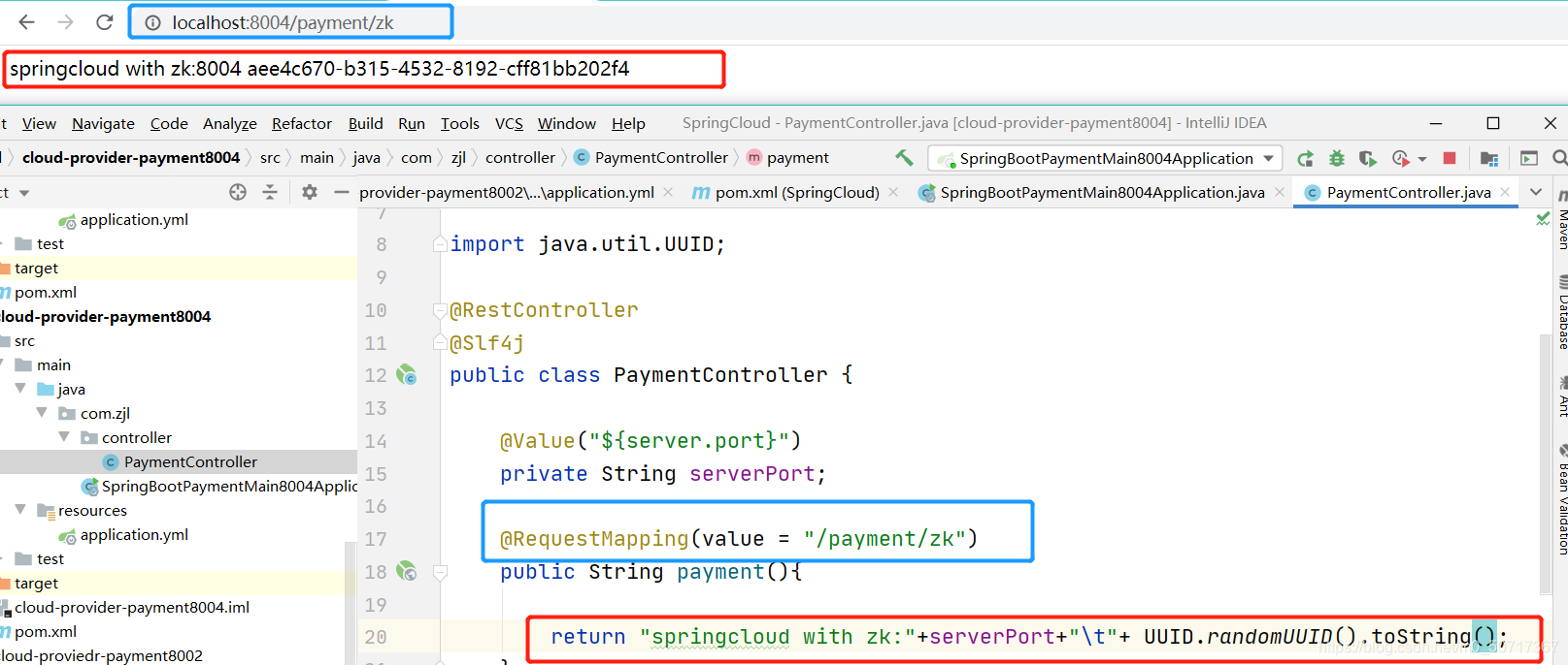 SpringCloud整合zookeeper-CSDN博客