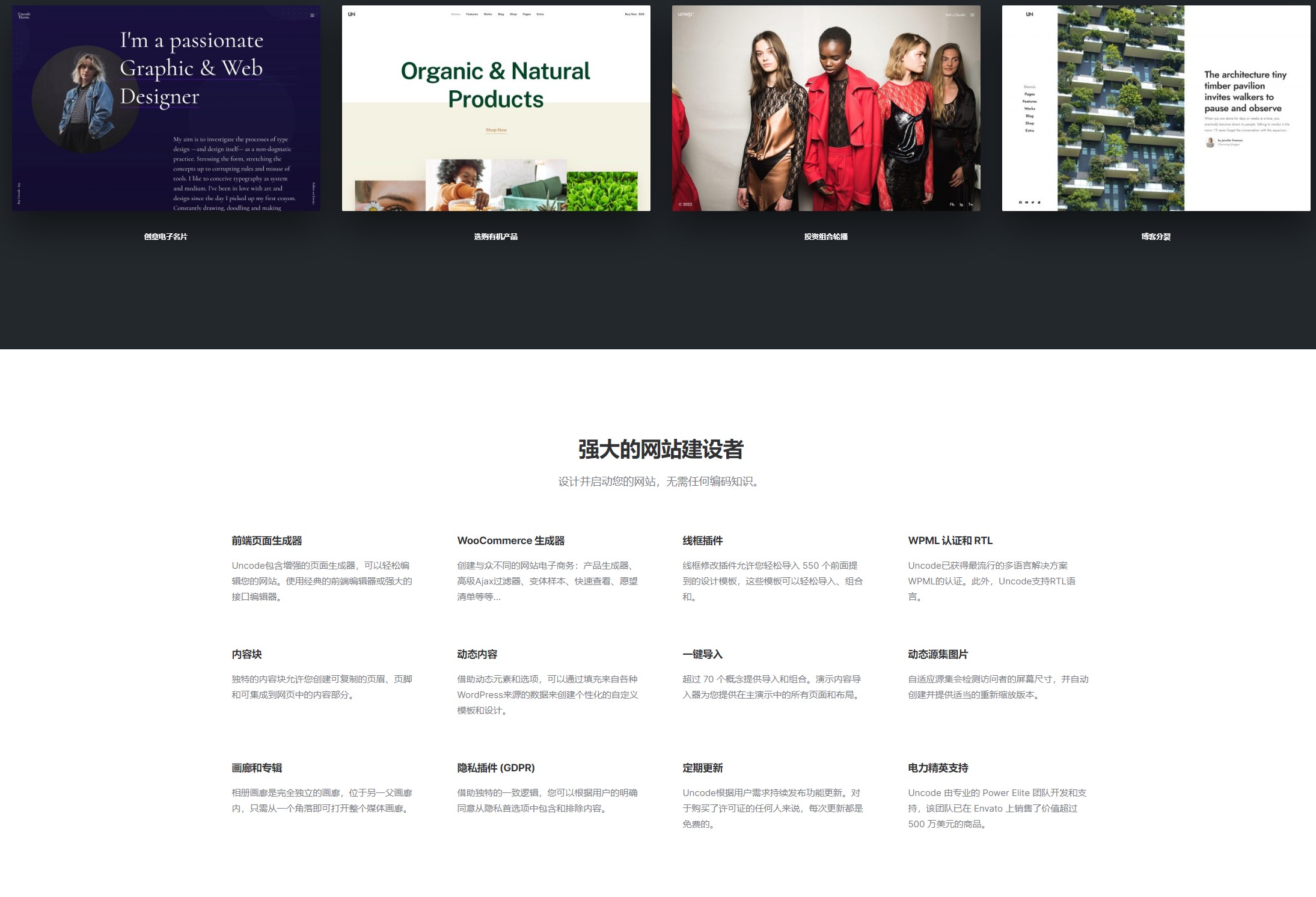 易服客工作室:uncode主题 创意和woocommerce Wordpress主题 Csdn博客