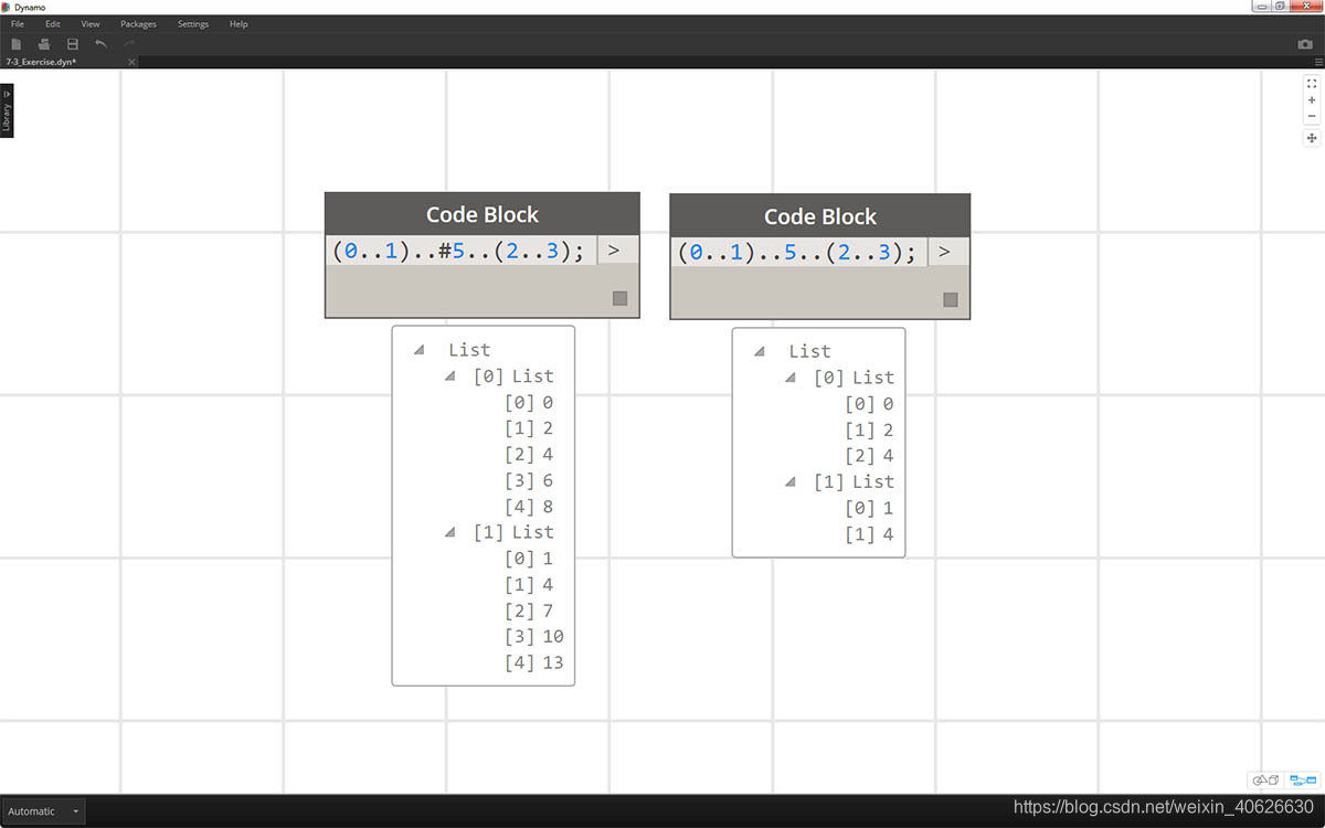 Dynamo Code Block（代码块）的用法汇总-CSDN博客