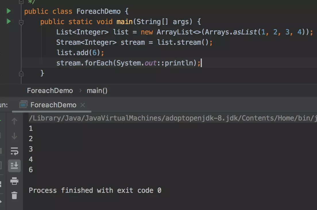 java foreach顺序_面试：Stream#foreach方法摸底三问，你都了解吗-CSDN博客