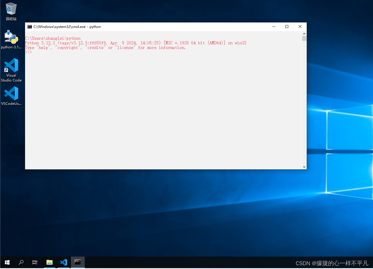 Vs Code配置python环境vs上配置python环境 Csdn博客 3660