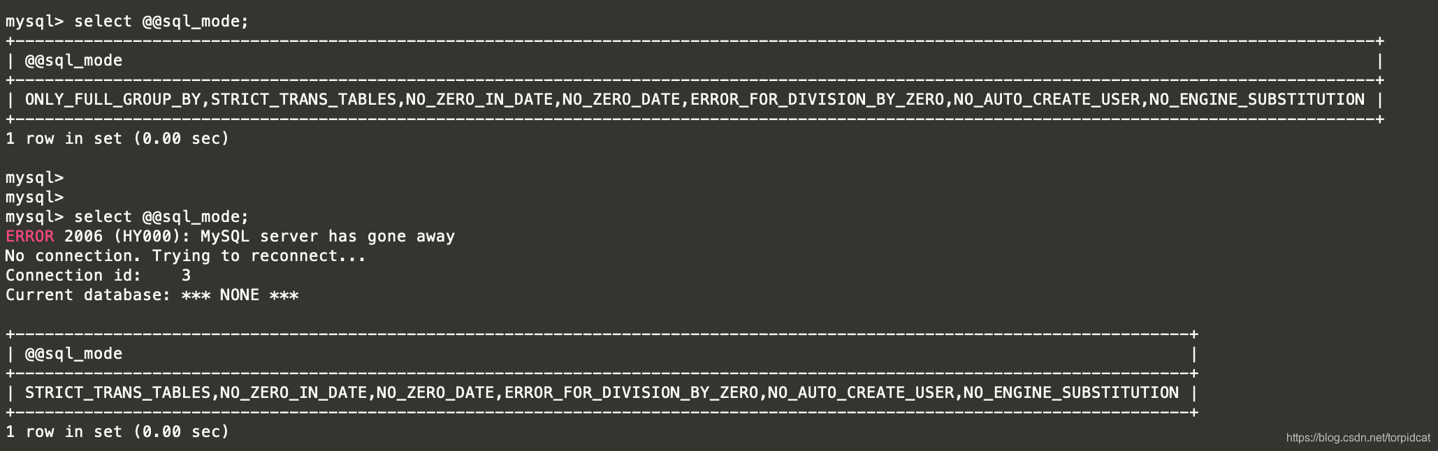 Mysql 使用groupby报错 Sqlmodeonlyfullgroupby查看mysql8 Groupby 使用报错 Csdn博客