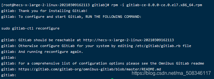 Center OS安装gitlab_error: running exception handlers there was an err-CSDN博客