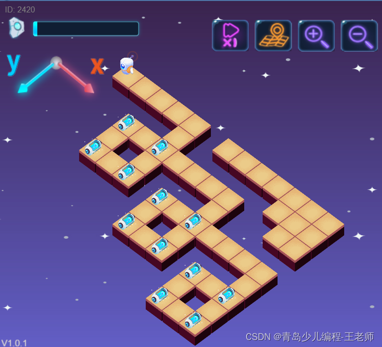 ICode国际青少年编程竞赛- Python-4级训练场-嵌套for循环入门_icode4级训练场嵌套for循环入门解法大全-CSDN博客