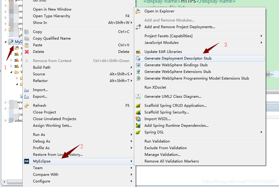 在myeclipse中创建的java web项目中没有web.xml文件_myeclipse web project 没有 web.xml-CSDN博客