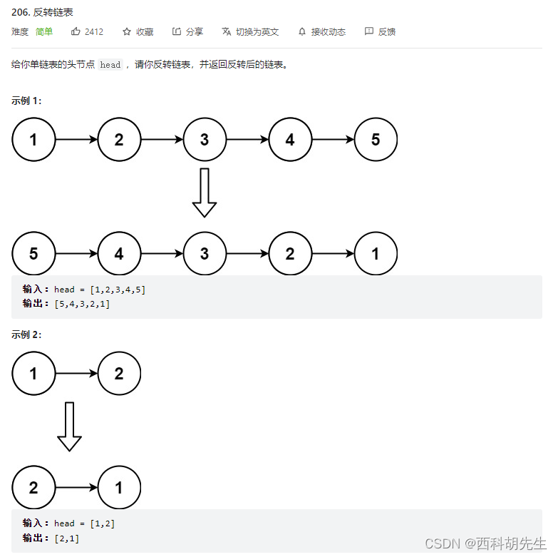 [算法] 链表_listnode 算法-CSDN博客