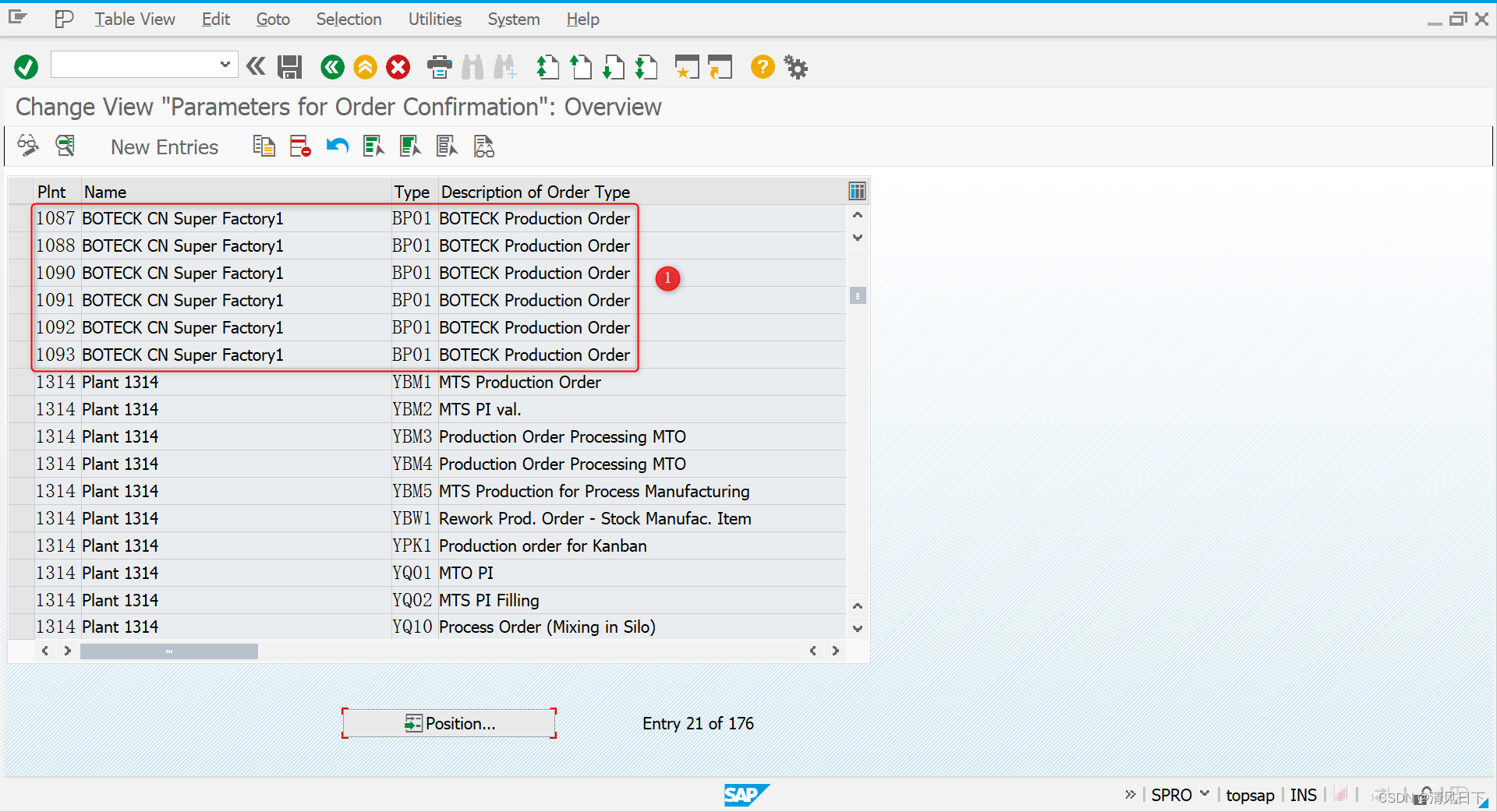 PP配置-生产车间控制/商店底价控制-工序-定义确认参数(OPK4-Define Confirmation Parameters-TCORU)_sap opk4-CSDN博客