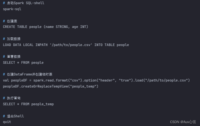 sparkSQL-shell操作_sparkshell执行sql命令-CSDN博客