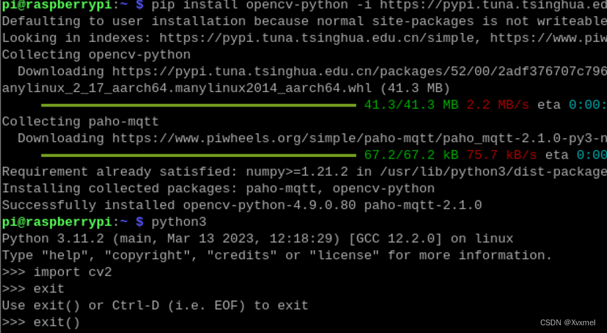 树莓派5 OpenCV安装_树莓派5配置opcv-CSDN博客