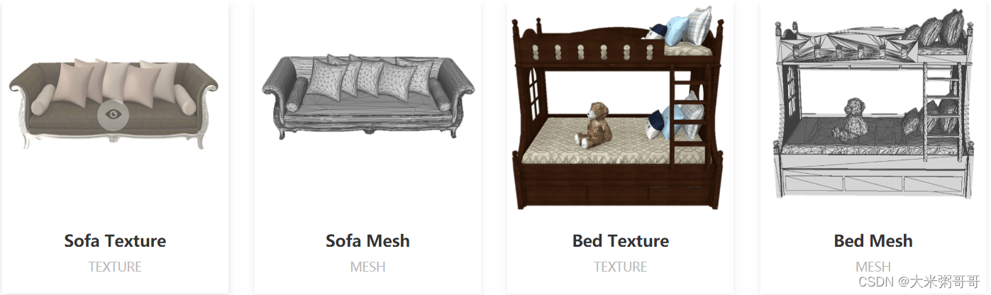 【三维几何学习】 三角网格(Triangular Mesh)分类数据集_shrec数据集-CSDN博客