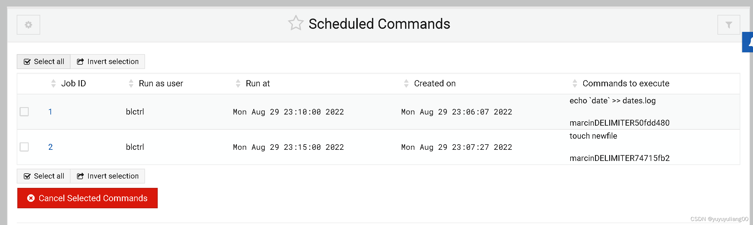 Webmin -- Sheduled Commands_webmin增加自动执行脚本-CSDN博客