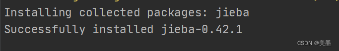ModuleNotFoundError: No module named ‘jieba‘_modulenotfounderror: no module named 'jieba-CSDN博客