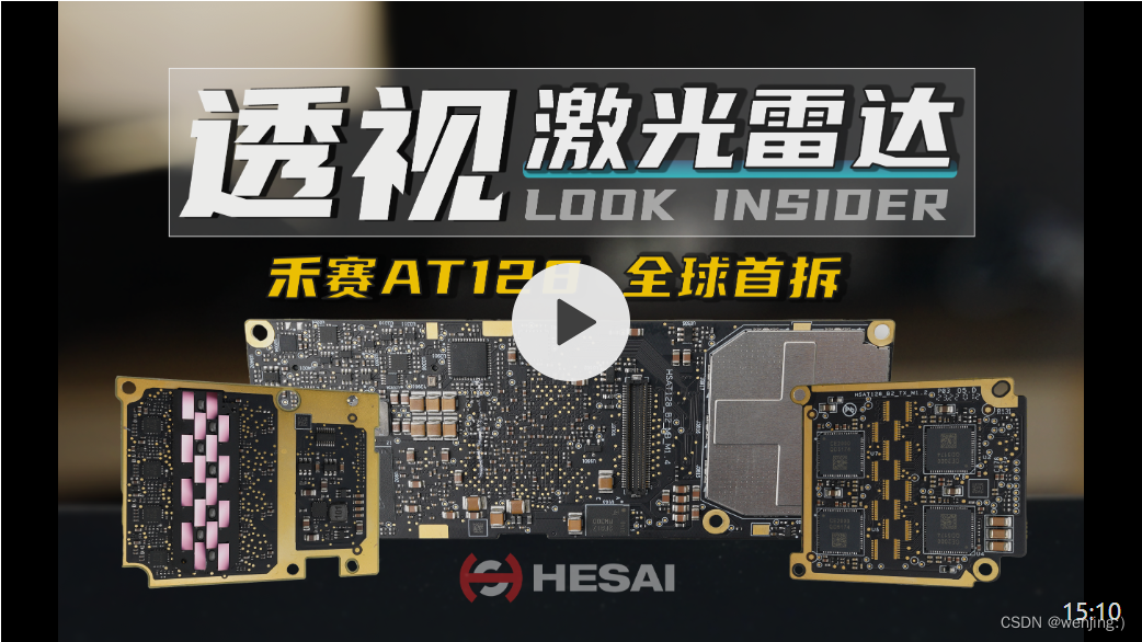 禾赛激光雷达AT128相关信息_at128转镜一秒转多少圈-CSDN博客