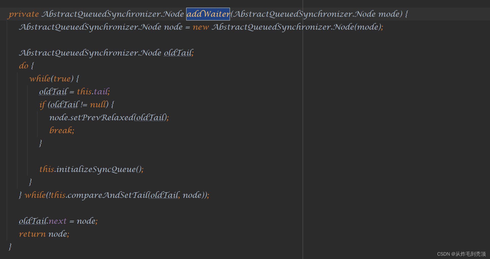 JAVA基础——Locks系列——AQS分析（含底层）_java locks-CSDN博客