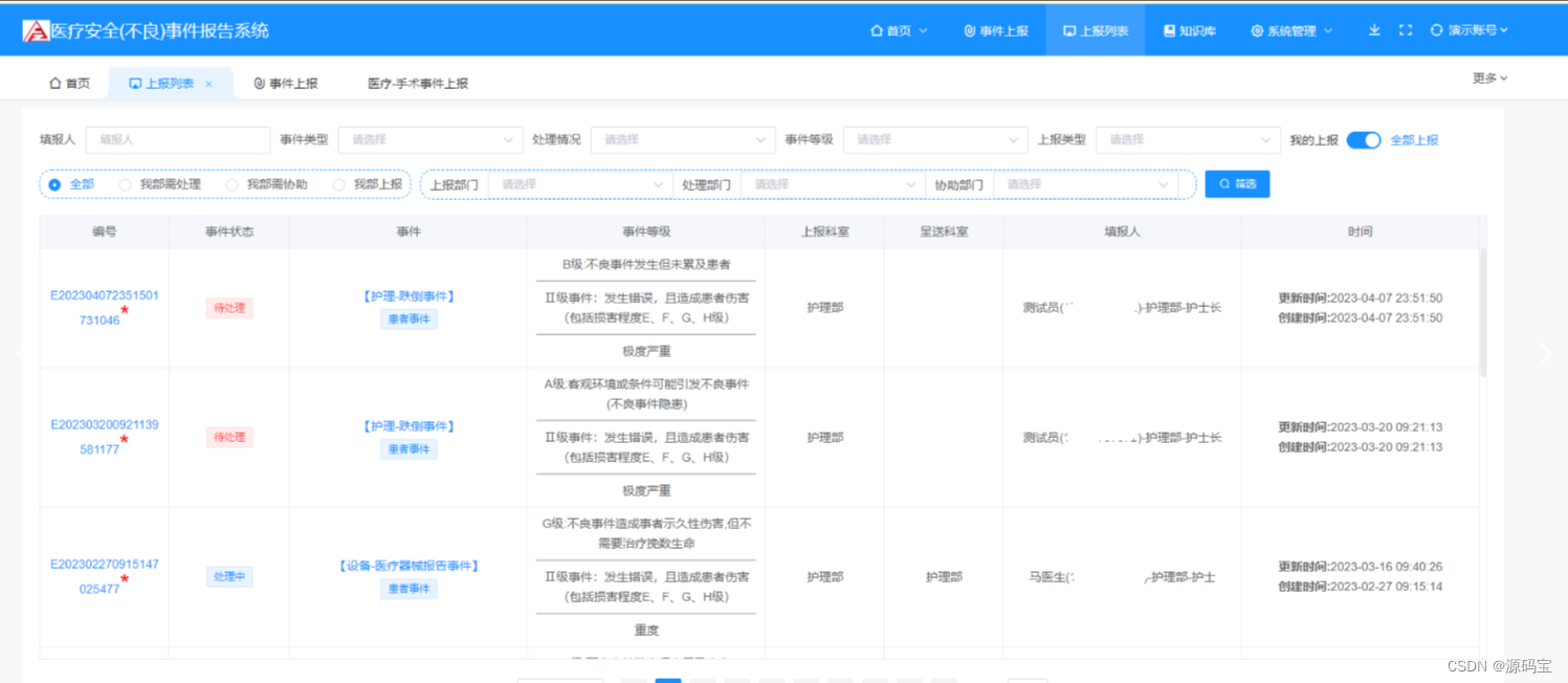 Php基于vuelaravel技术框架开发的不良事件上报系统源码 如何建立医院管理不良事件上报系统?医院不良事件报告系统源码php Csdn博客