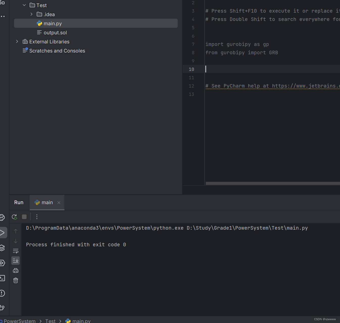 Gurobi+Pycharm（环境配置）_pycharm调用gurobi-CSDN博客