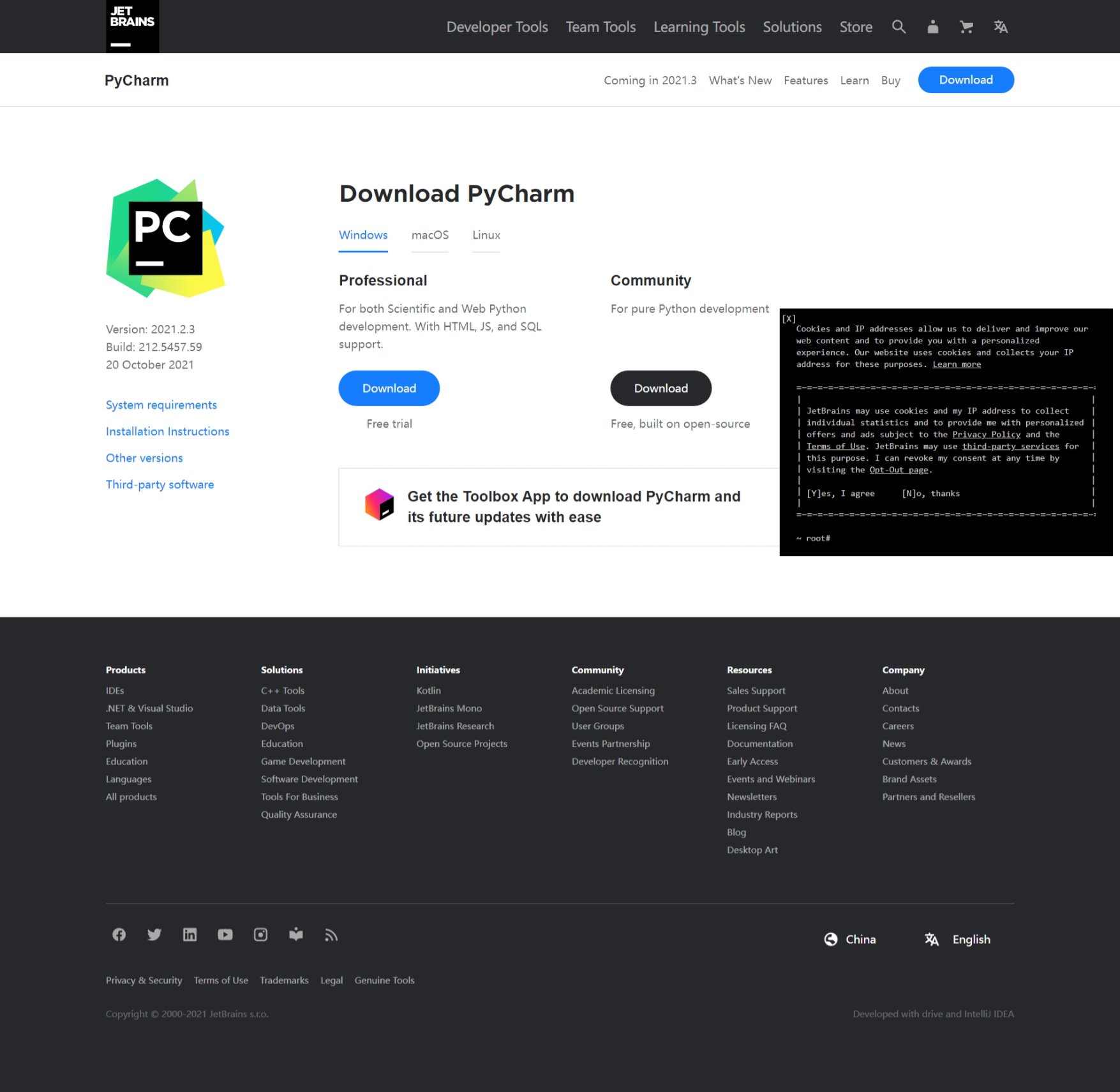 PyCharm 下载安装教程（中文语言包）_pycharm汉化包-CSDN博客