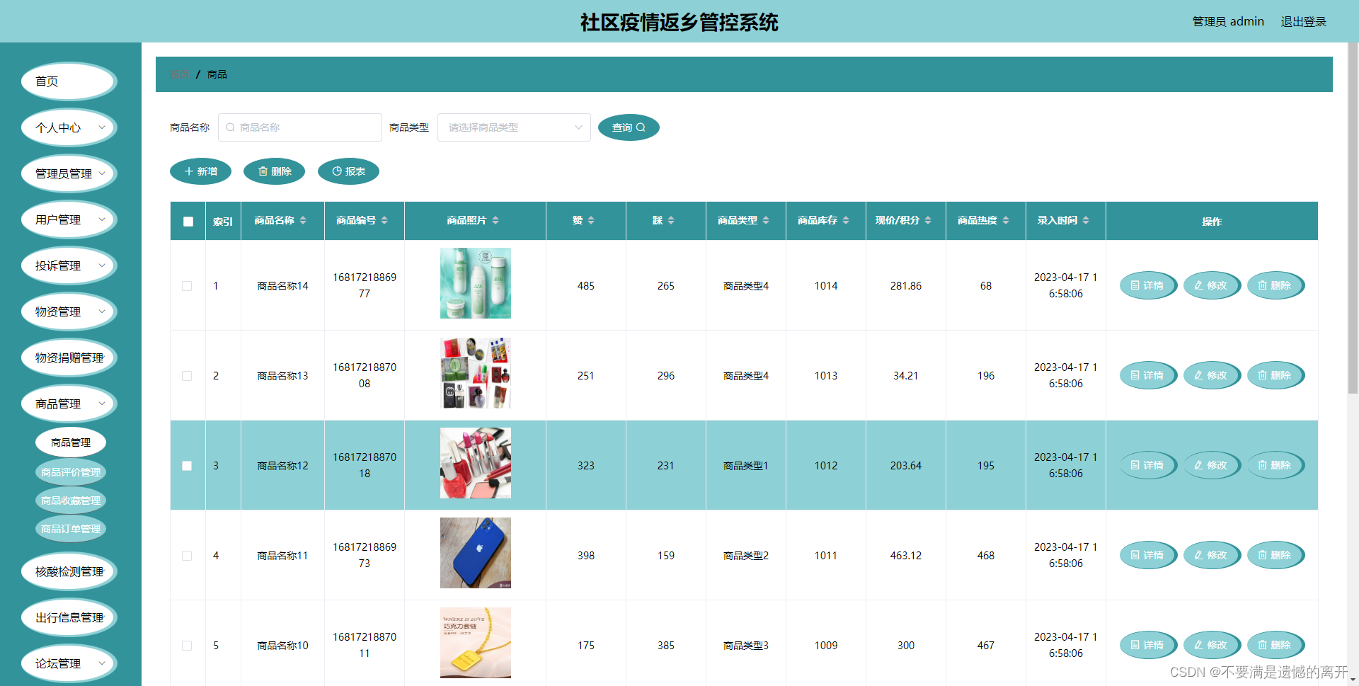 基于javaspring Bootmysql的社区疫情返乡管控系统的设计与实现 Csdn博客
