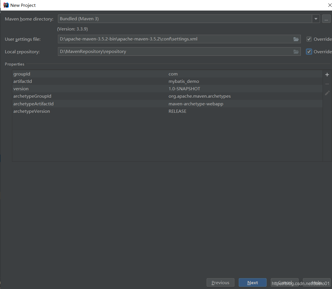 MyBatis使用Idea的Maven创建项目、步骤详解_idea mybatis maven新建项目-CSDN博客