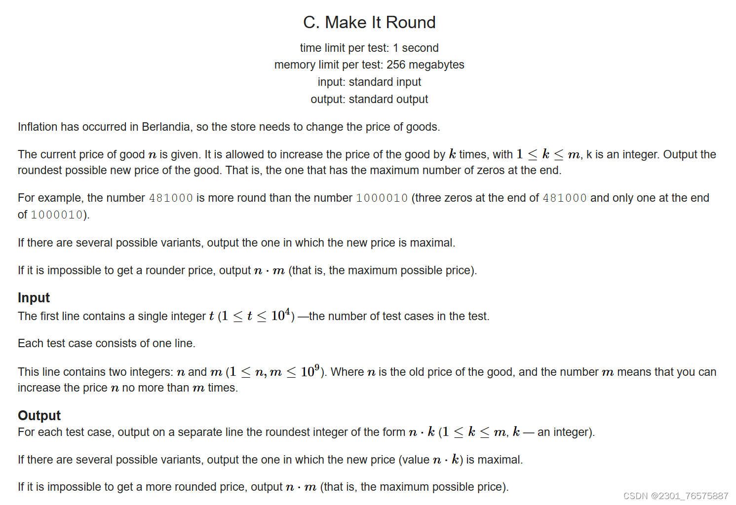 codeforces 题目 Make It Round-CSDN博客