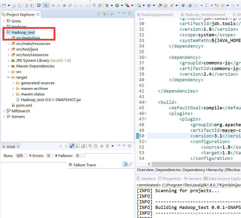 Hadoop 在linux中运行jar包报错Exception in thread “main” java.lang.ClassNotFoundException_exception in ...