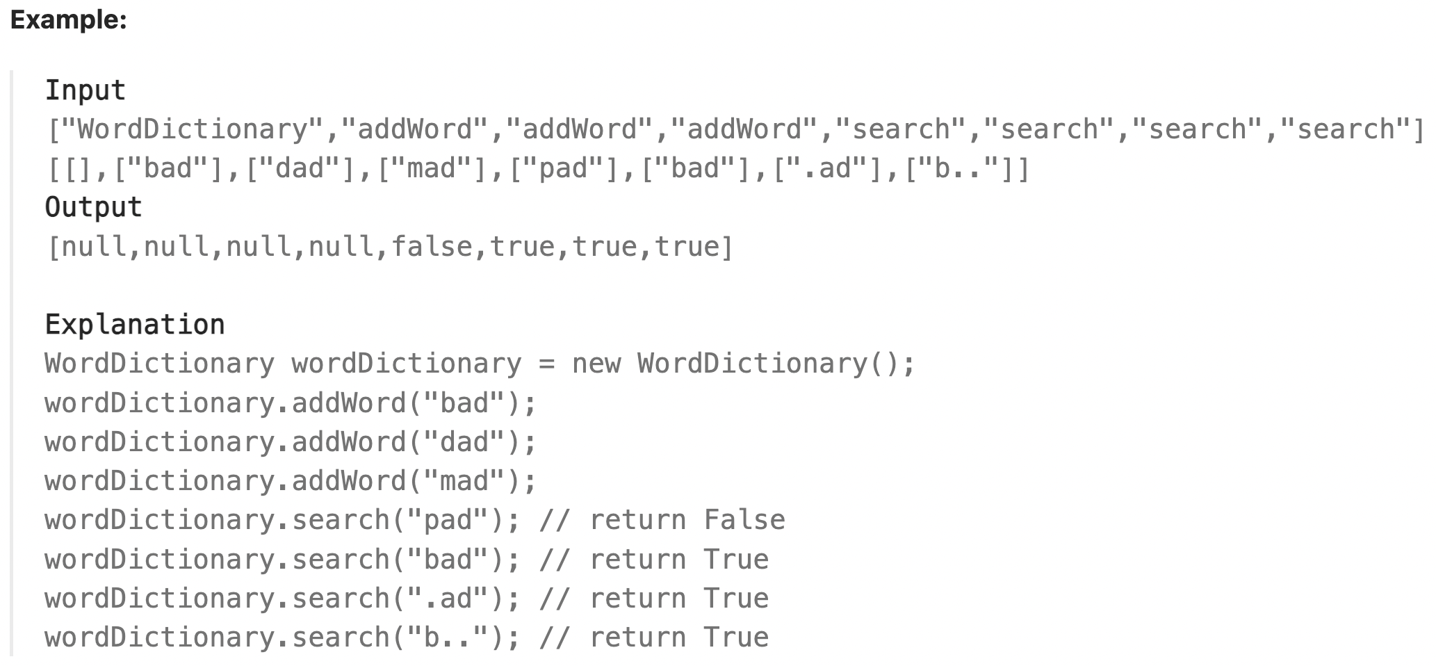 0211_Design-Add-and-Search-Words-Data-Structure【M】Trie 树升级版（查找单词时支持 “.“ 的模糊匹配查找）_design add and ...