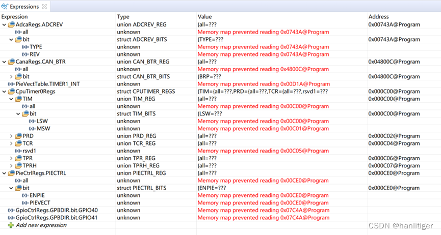 F280039 CCS Memory map prevented reading problem-CSDN博客