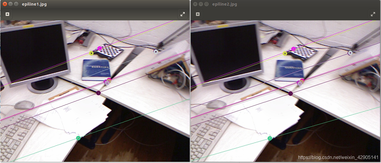 Opencv学习（13）—极线的绘制_epiline-CSDN博客
