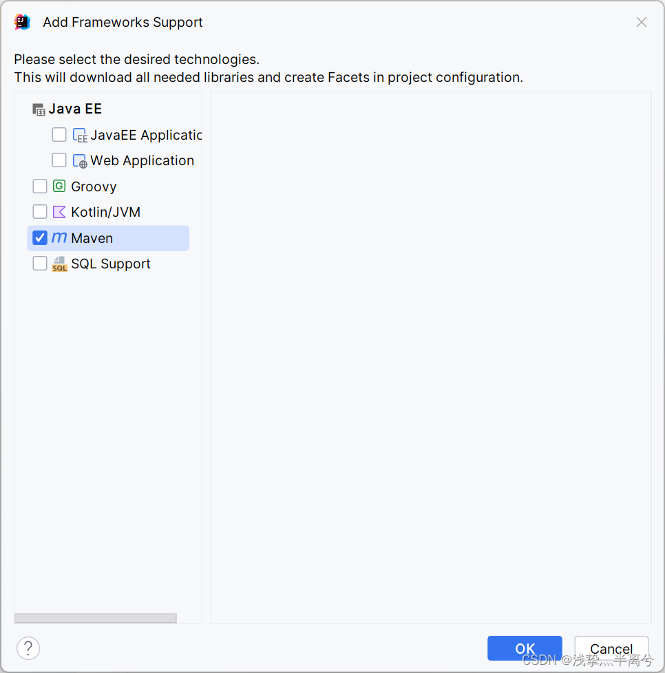 IntelliJ IDEA 向项目中添加Maven、Web等框架支持(原项目无Maven、JavaEE等结构)_添加maven框架支持-CSDN博客
