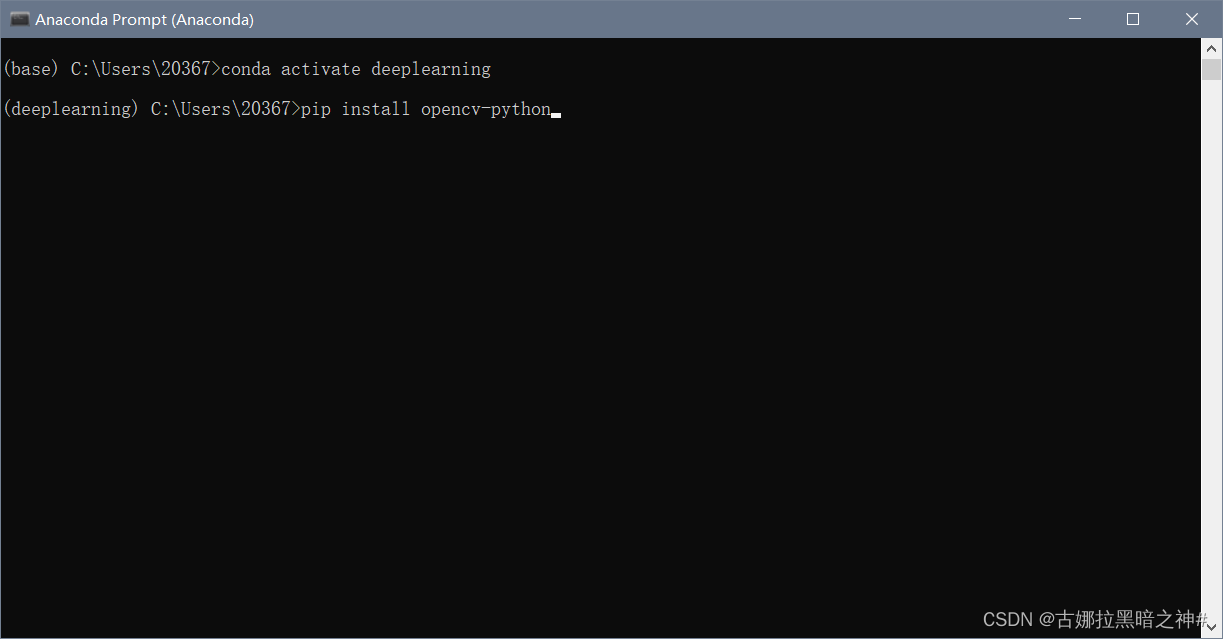 ModuleNotFoundError: No module named ‘cv2‘_modulenotfounderror: no ...