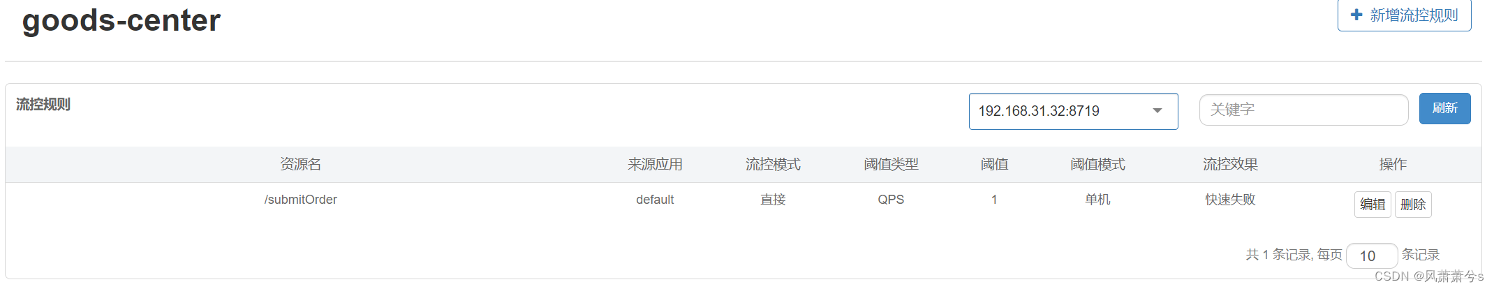 SpringBoot 3.1.7 集成Sentinel_springboot3 sentinel-CSDN博客