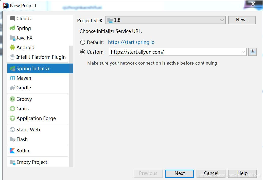 java idea创建spring boot项目出现各种类似Initialization failed的错误统一解决方法 Error parsing JSON response-CSDN博客