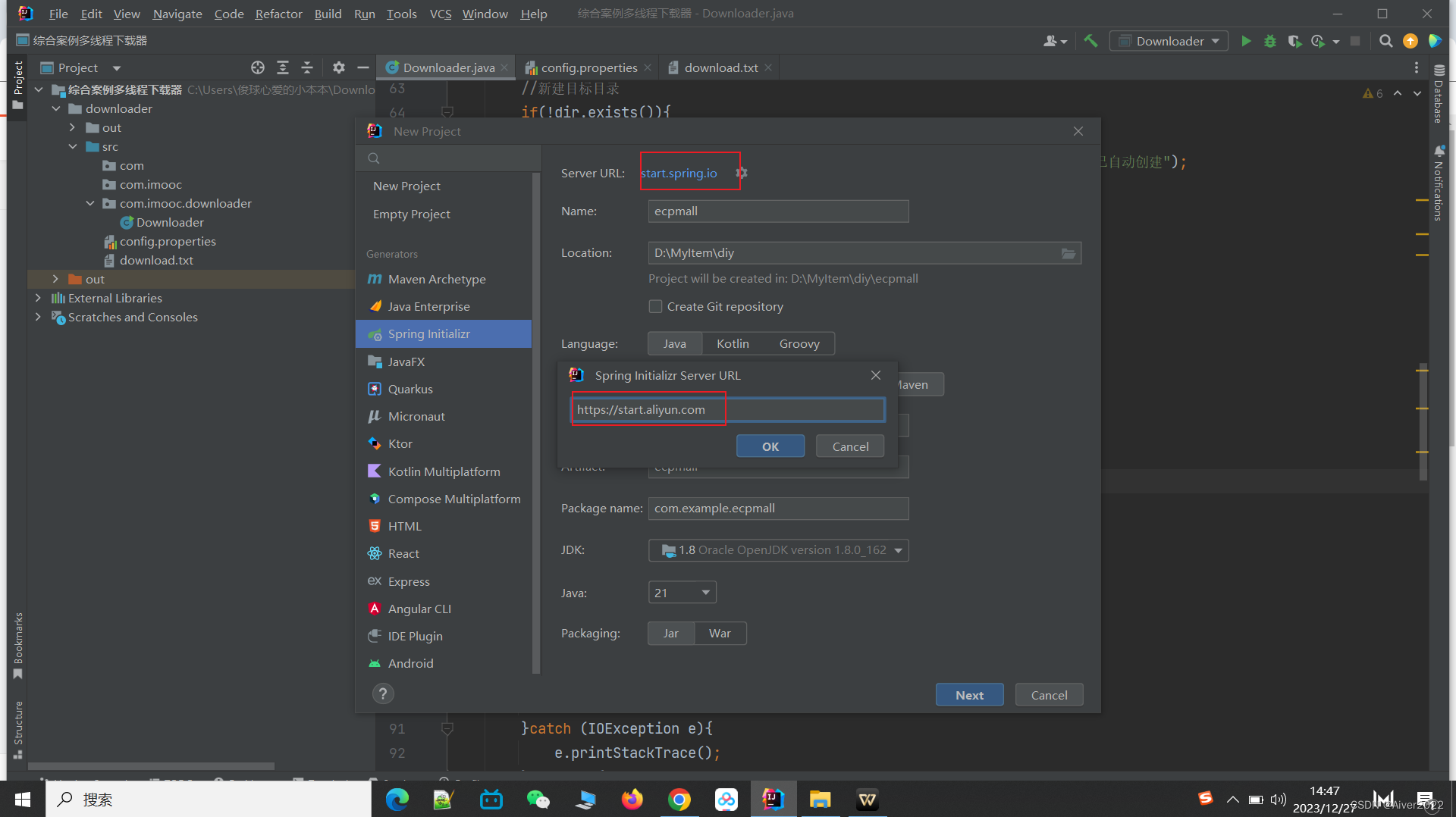 spring初始化模板工程不支持Java8解决_start.spring.io没有8-CSDN博客
