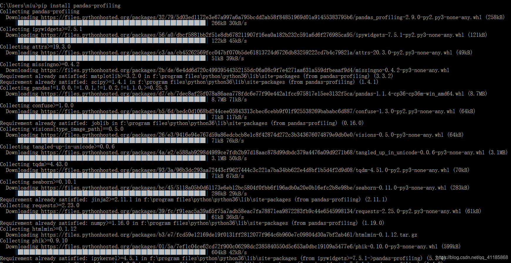 Python之pandas-profiling：pandas-profiling库的简介、安装、使用方法之详细攻略_pandas-profiling的底层是什么-CSDN博客