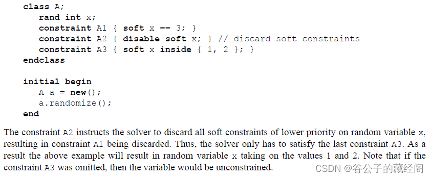 Systemverilog中Constrained random value generation的记录_soft constraint-CSDN博客
