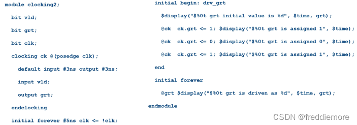 Systemverilog 2interfaceclockingsystemverilog Interface Clocking Csdn博客