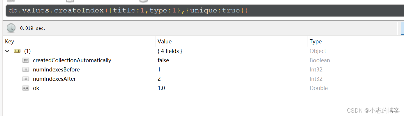 Mongodb——索引属性之唯一索引（unique Indexes）mongodb 唯一索引 Csdn博客 