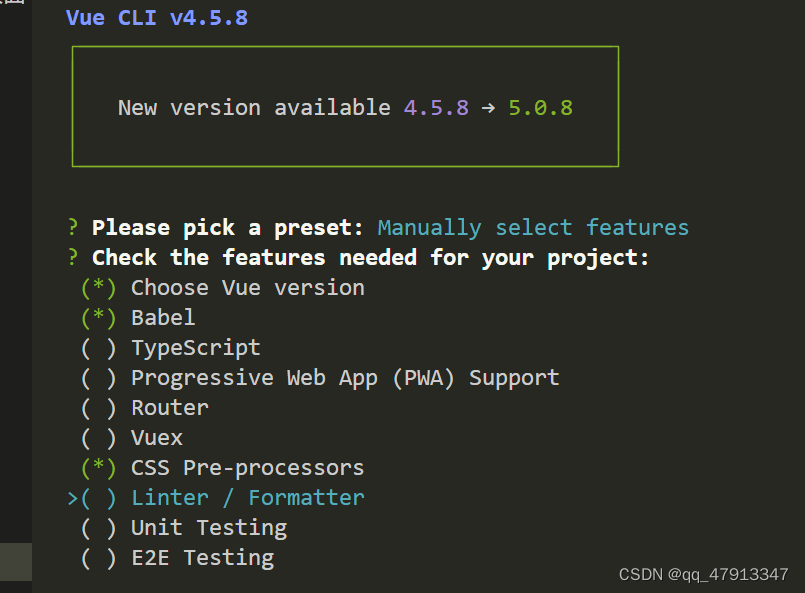 Vue从入门到实战5_pick the package manager to use when installing de-CSDN博客