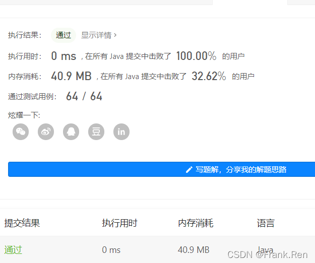 搜索插入位置 Leetcode Java篇 Csdn博客